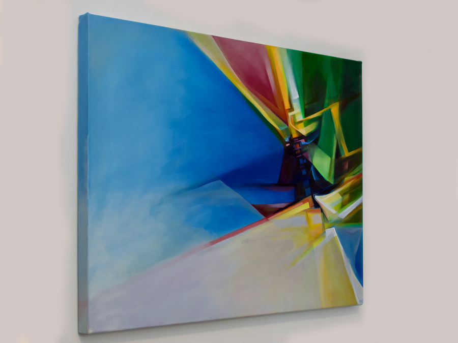 "Cajole By Glitch"- Original Abstract Painting – maëry lanahan